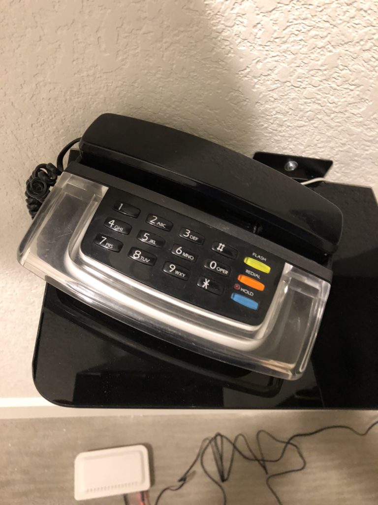 Radio Shack Krystal Blue Neon Telephone – Billie’s Phone Museum